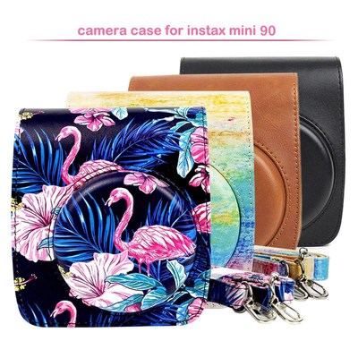 Fujifilm Instax Mini 90 Instant Film Camera Case Bag, PU Le