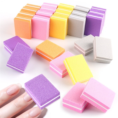25/50pcs Nail File Buffer Blocks Sanding File Block Mini Wa