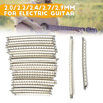 24pcs/set Electric Guitar Fret Wire 2.0/ 2.2/ 2.4/ 2.7/ 2.9m