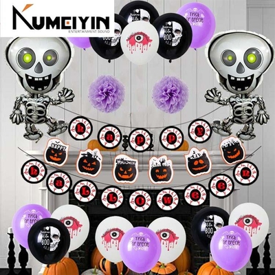 Balloon Set Halloween Party Balloons Aluminum Film Party Ba
