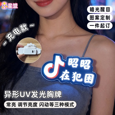 主播漫展演唱会发光充电应援灯牌