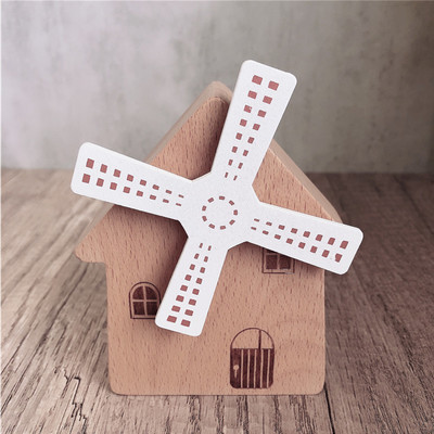 musicbox木制音乐盒手工创意复古