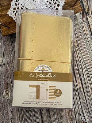 Doodlebug *旅行手帐 #5992 Daily Doodles Travel Planner -Gold