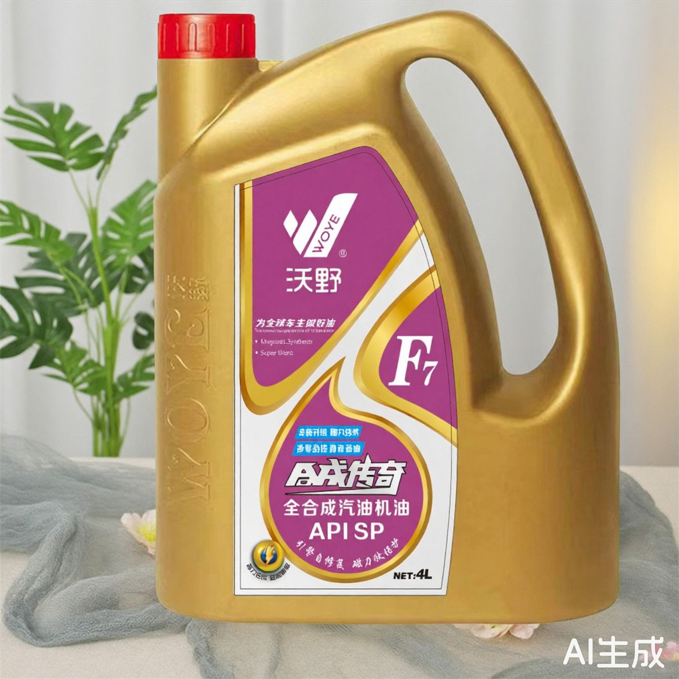 厂家直供沃野F7国六全合成汽车汽机油SP/GF-6A/0W20/4L日韩车专用