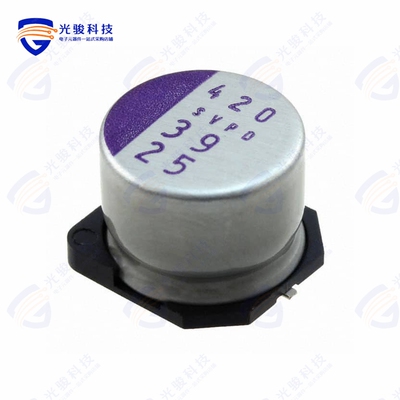 25SVPD39M《CAP ALUM POLY 39UF 20% 25V SMD》