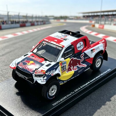 IXO 1/43 丰田 GR DKR Hilux T1 #201号 2022 达喀尔拉力赛冠军车