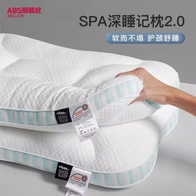 ABS深睡SPA记忆枕头护颈椎助睡眠枕芯成人睡觉专用家用整头男新款