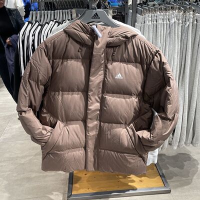 阿迪达斯男女冬季防风保暖加厚羽绒服外套时尚面包服  JM9127