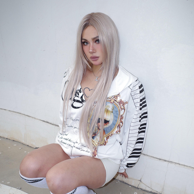 praying烫钻LadyGaga印花卫衣潮