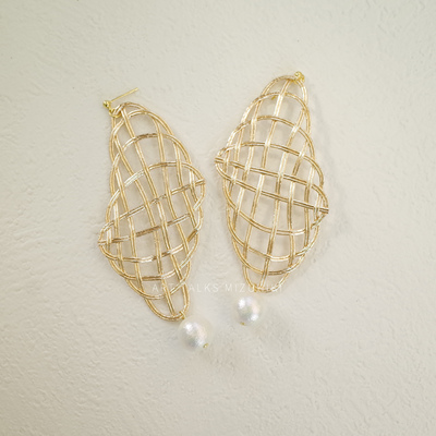 日系时髦百搭手工水引耳饰