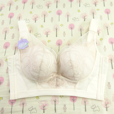 绮樱无钢圈蕾丝聚拢显大文胸