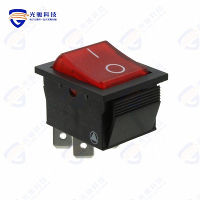 C1353AABR2-602AW-B 《SWITCH ROCKER DPST 20A 250V》