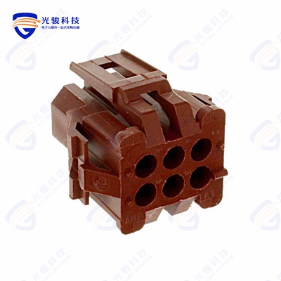 1-640520-0《CONN PLUG 6 POS MINI RECT》