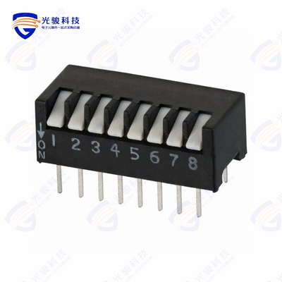 195-8MST 《SWITCH PIANO DIP SPST 50MA 24V》