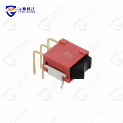 400UDP1R1BLKM6RE 《SWITCH ROCKER DPDT 0.4VA 20V》