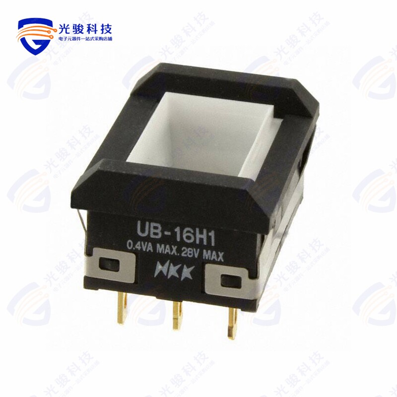 UB16NBKG015F 《SWITCH PUSH SPDT 0.4VA 28V》