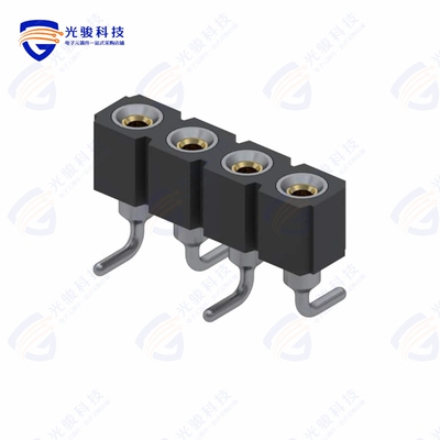 310-43-104-41-105000《CONN RCPT 4POS 0.1 GOLD SMD》