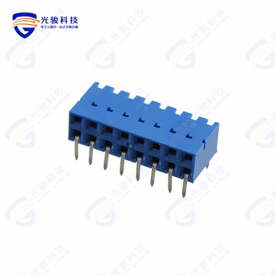 89883-308LF《CONN RCPT 16POS 0.1 GOLD PCB R/A》