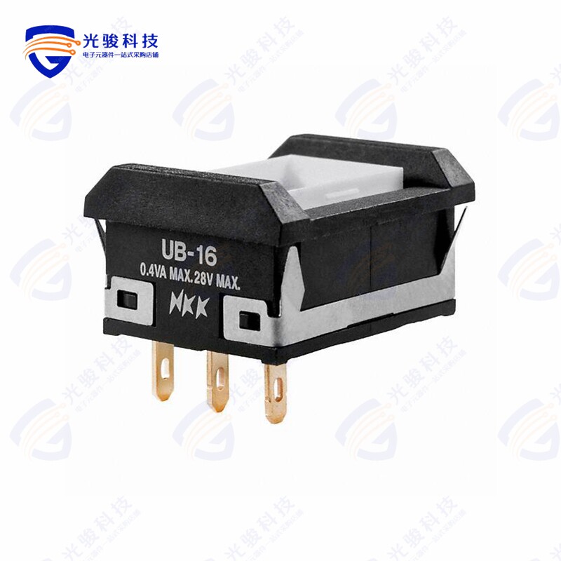 UB16NBKG01N 《SWITCH PUSH SPDT 0.4VA 28V》