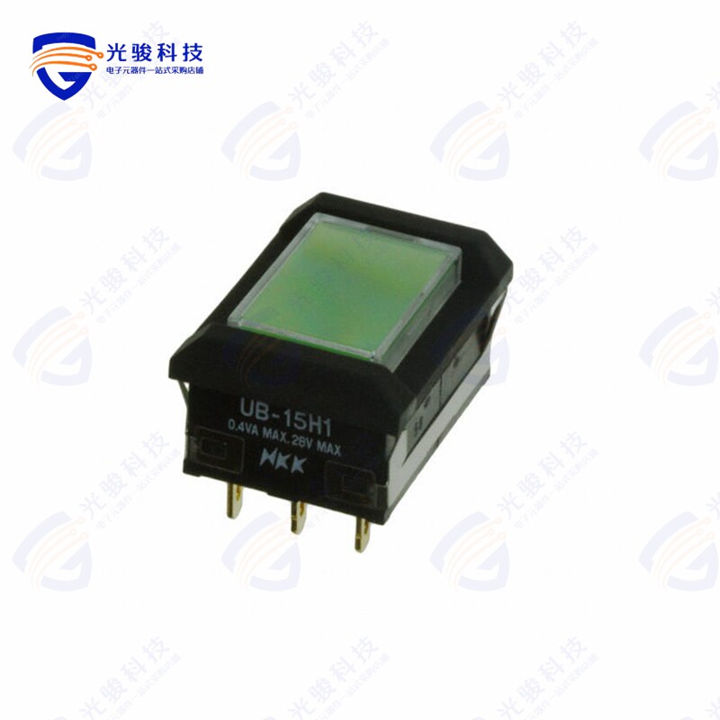 UB15NBKG015F-JF 《SWITCH PUSH SPDT 0.4VA 28V》