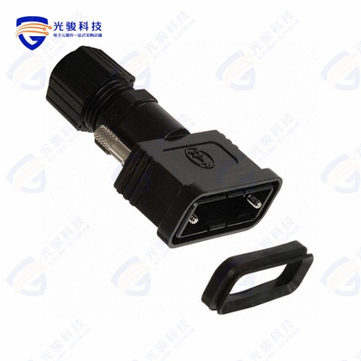 A-HOOD-15/26《CONN BACKSHELL 15POS 180DEG BLK》