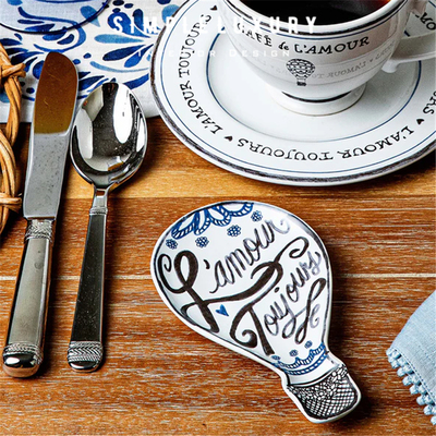 永恒的热烈爱陶瓷珠宝首饰盘