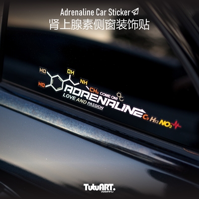 TUTUART肾上腺素防水侧窗反光贴