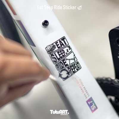 TUTUART公路车小布车架装饰贴