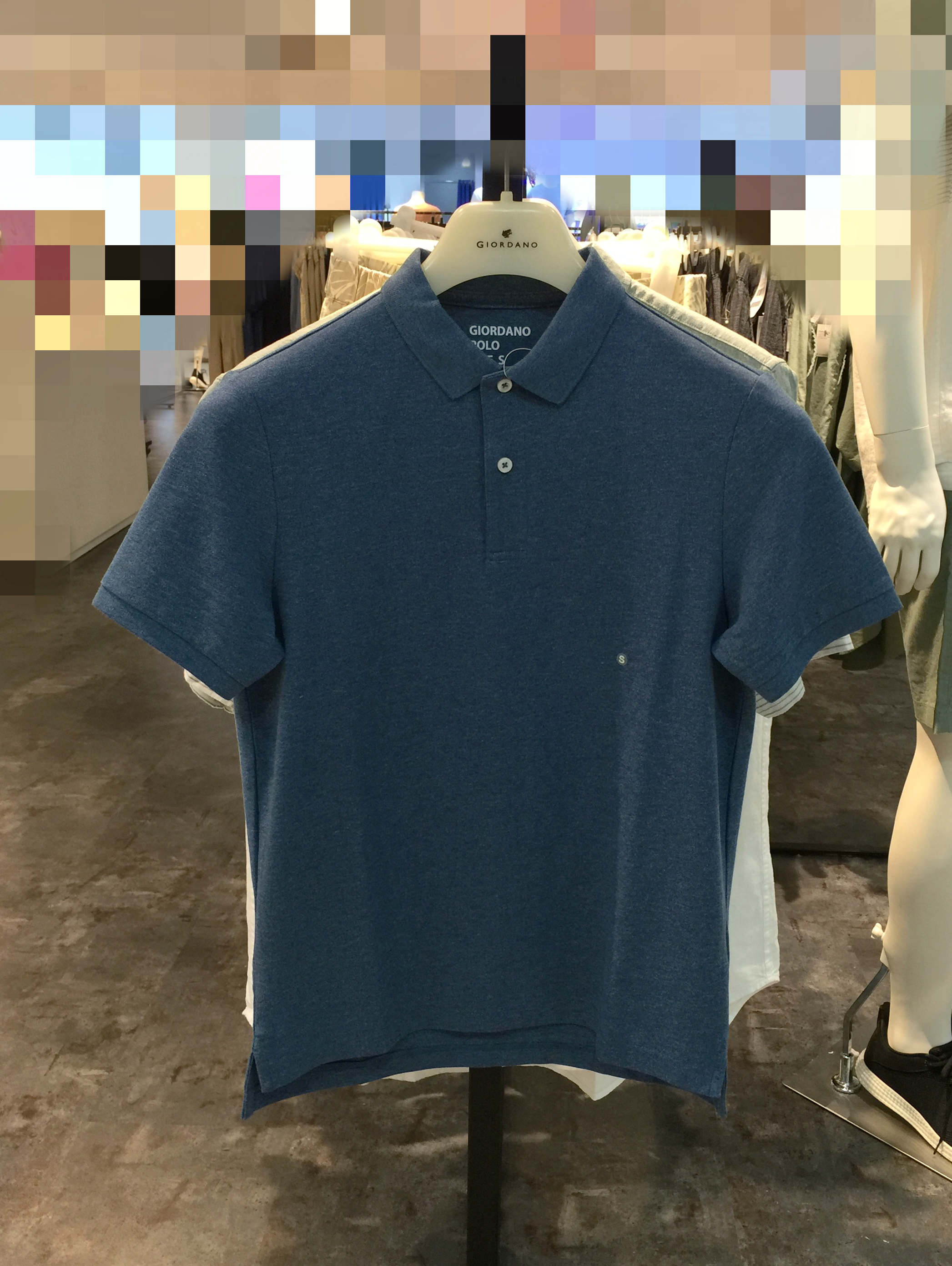 正品佐丹奴Polo 23款男夏季T恤莱卡弹力修身短袖polo衫01012018