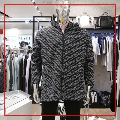 高尔夫男玛莎拉蒂连帽雨衣外套