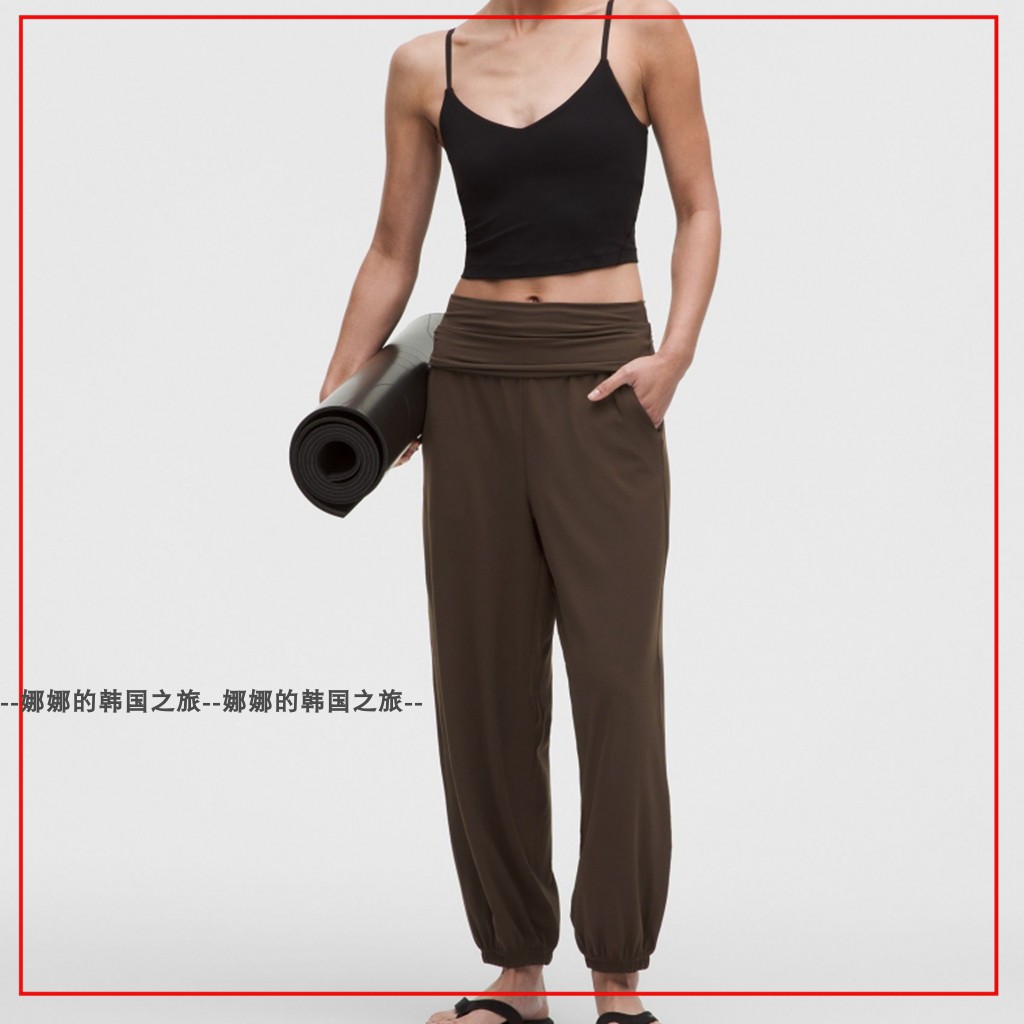 韩国代购lululemon Align高腰吸汗透气25"瑜伽长裤慢跑裤 LW5JR8A