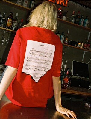 韩国设计师品牌个性宽松短袖t恤