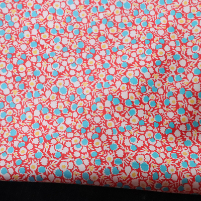 Moroccan Flowres80支LIBERTY利伯缇府绸高支全棉布料面料服装