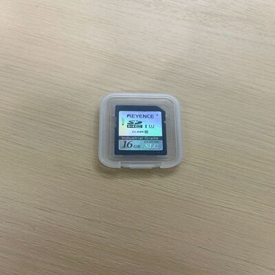 基恩士KEYENCE工业级SD卡，16GB容量，实物拍摄，成