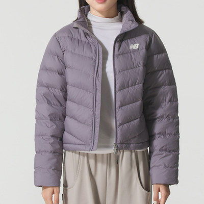New Balance25年冬款NB女子运动鸭绒短款轻薄立领羽绒服NPF44032