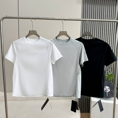 男女新款户外运动徒步登山跑山速干透气短袖T恤