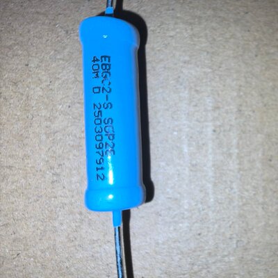 议价EBGC2-5 SCP2E 40MD电容器蓝色外壳原可维修