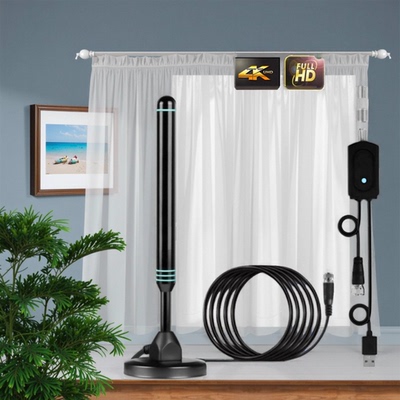 五楼起用长柱加强接收地面电视天线5米窗口阳台dtmb/HDTV数字天线