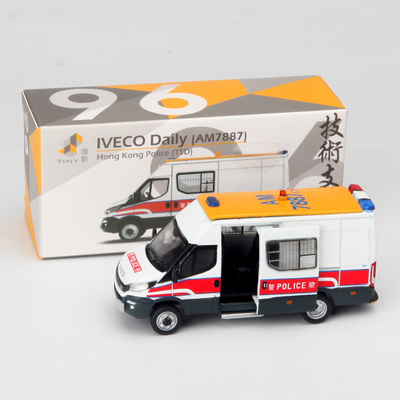 微影1：76欧霸警车合金车模