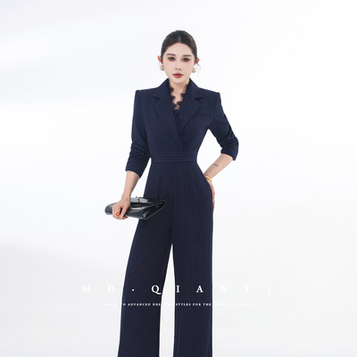 MD千亿【利落气场 】2026春夏新款显瘦气质高腰轻奢连体裤