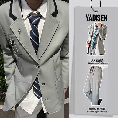 DKJK男女黑色西装套装毕业班服