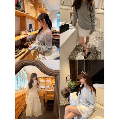 【AHY】吸湿排汗长袖T防晒罩衫