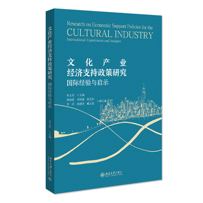 北大社正版 文化产业经济支持政策研究国际经验与启示北京大学出版社9787301351628