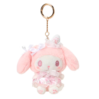 【10月现货】 港版三丽鸥白草莓美乐蒂melody 毛绒挂件 娃娃