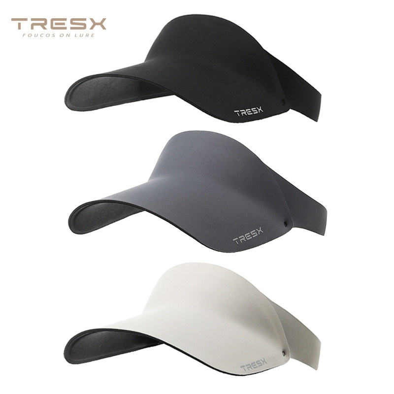 TRESX防晒帽男女夏季户外大檐遮阳 户外空顶运动骑行太阳帽钓鱼帽