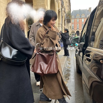 lemair同款孙千同款袁泉同款不起球不粘毛廓形宽松羊驼毛大衣