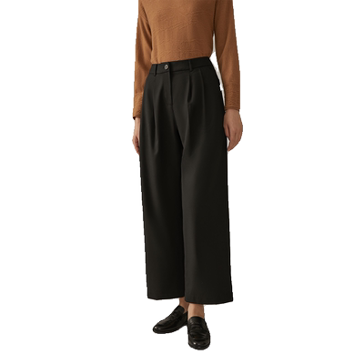 自然腰通勤浅秋长裤休闲裤