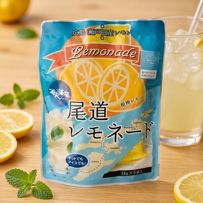 日本柠檬味冲饮果汁袋装Lemonade柠檬汁袋装