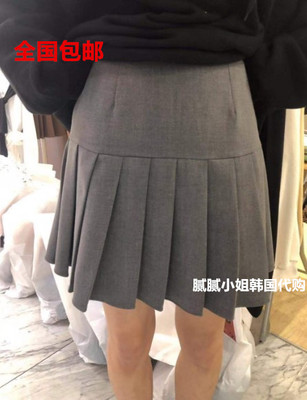 百褶裙韩国秋冬新品东大门