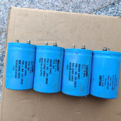 拆机美国摩罗利 MALLORY 50v 69000uf 螺丝脚发烧滤波电解电容